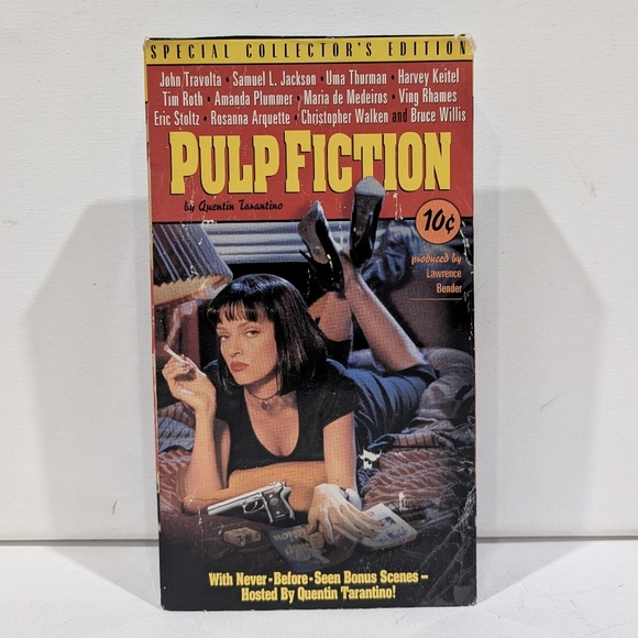 Miramax | Cameras, Photo & Video | Pulp Fiction 994 Vhs Cassette Movie | Poshmark